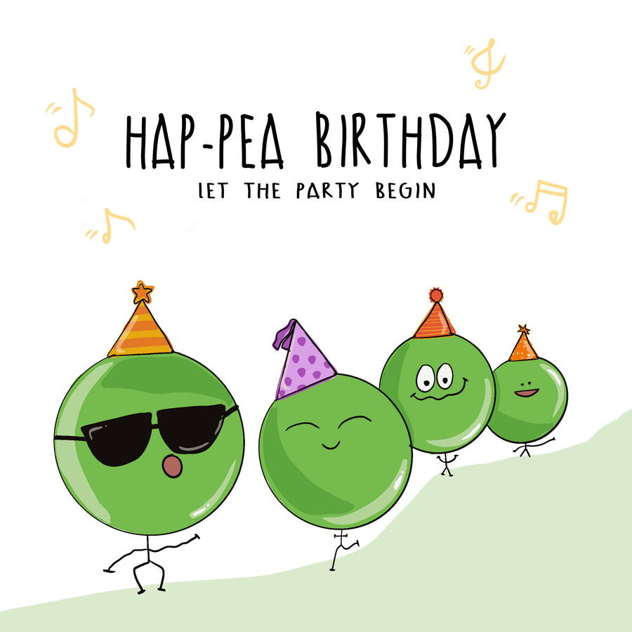 Hap Pea Birthday | Boomf