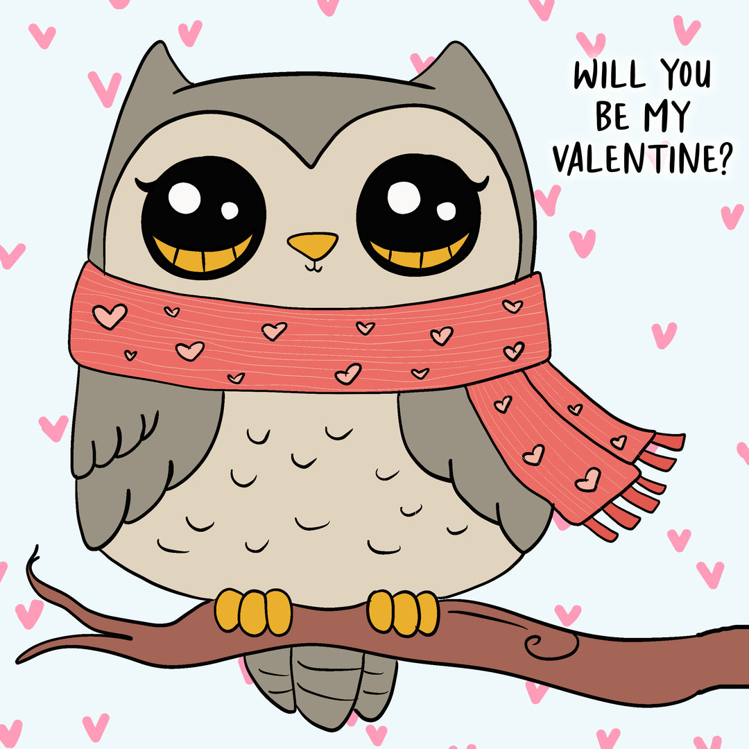 Owl Valentine Cards | Boomf