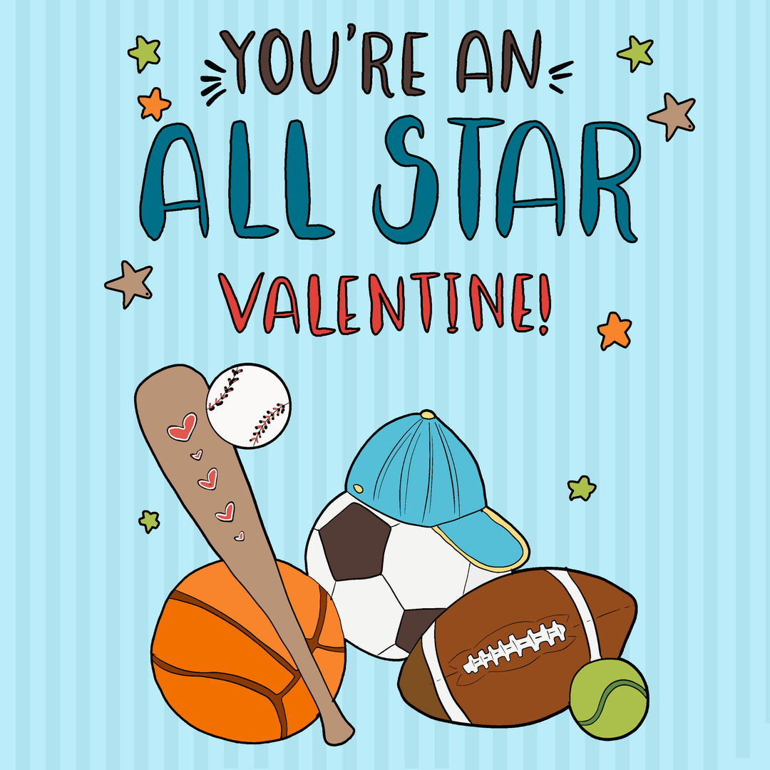 Sports Valentine's Cards | Boomf