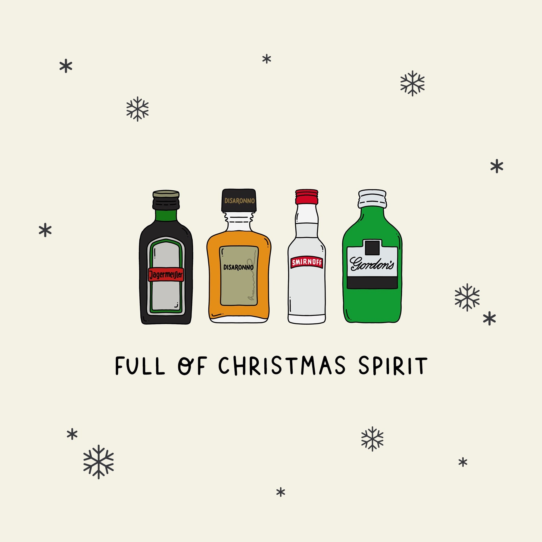 Full Of Christmas Spirit Card – Boomf