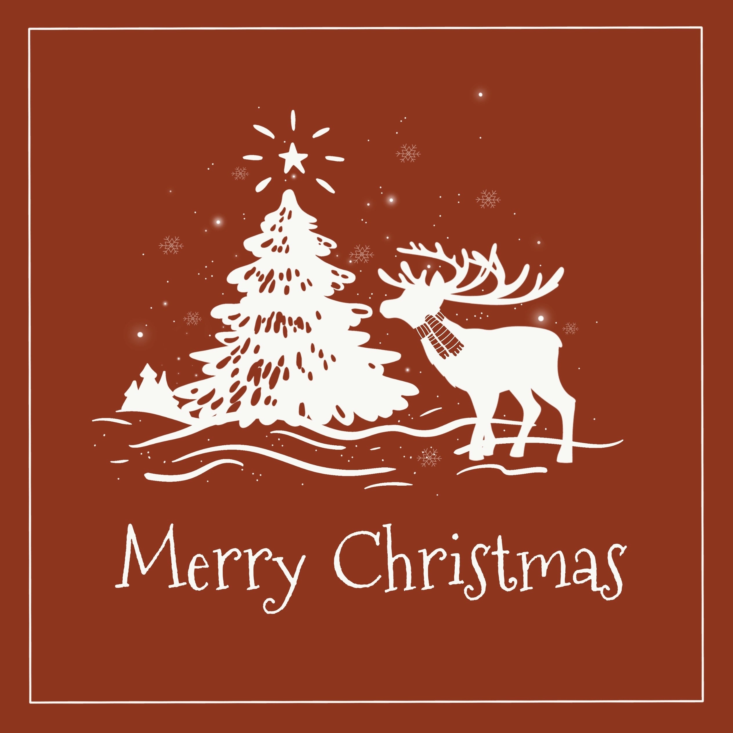 Abstract Reindeer Merry Christmas Card Season_Christmas Seo_Reindeer ...