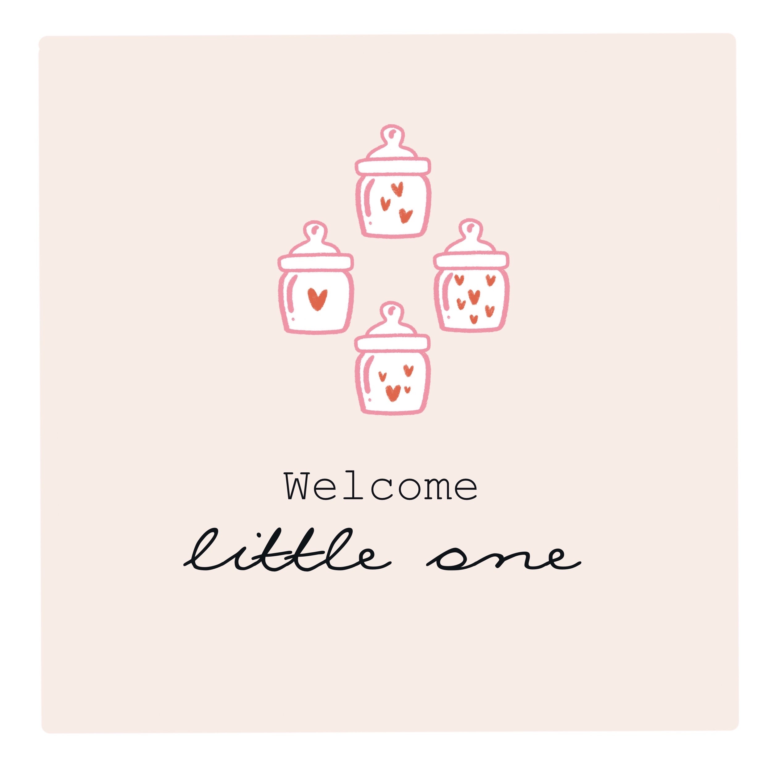 Welcome Little One New Baby Card | Boomf