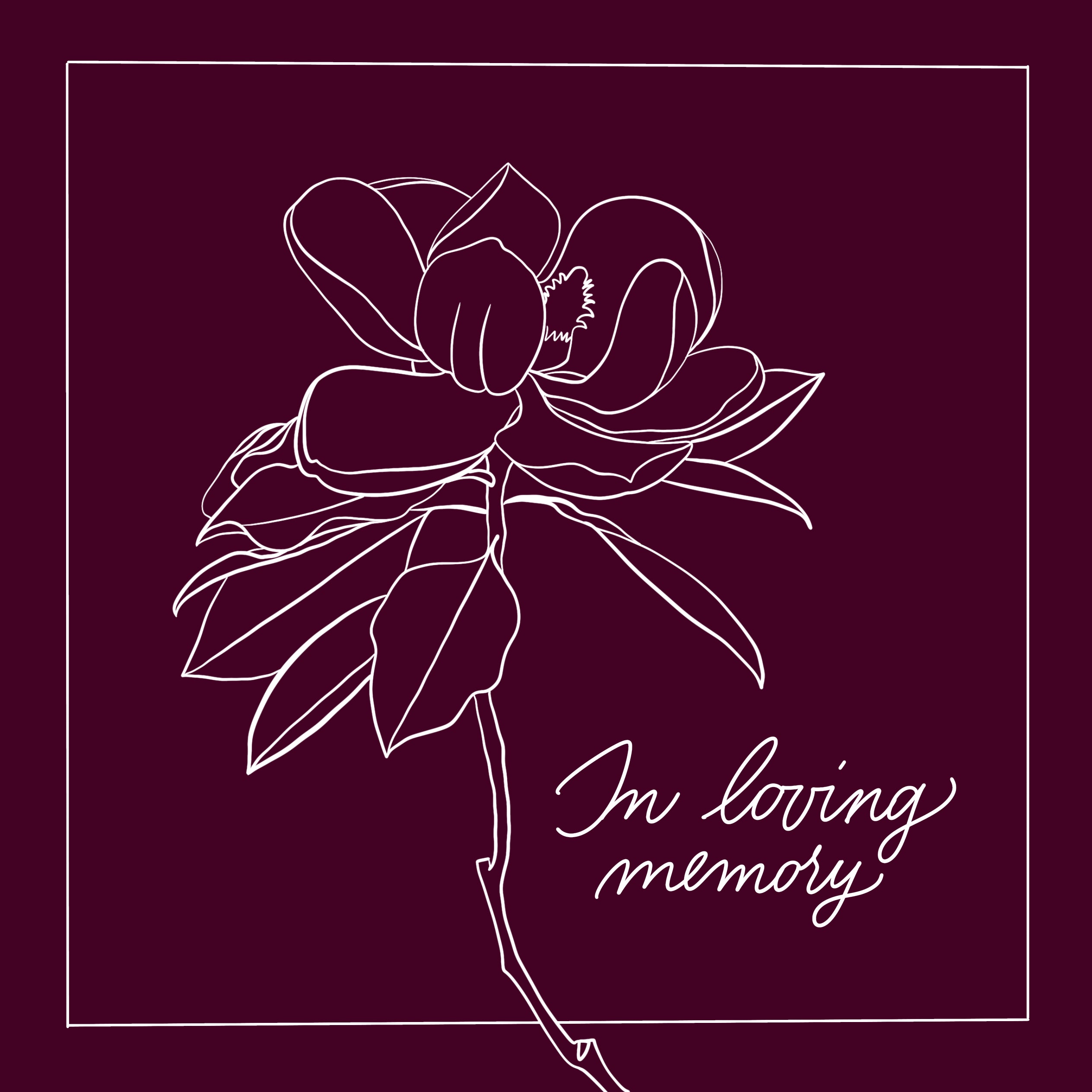 In Loving Memory Funeral Card | Boomf