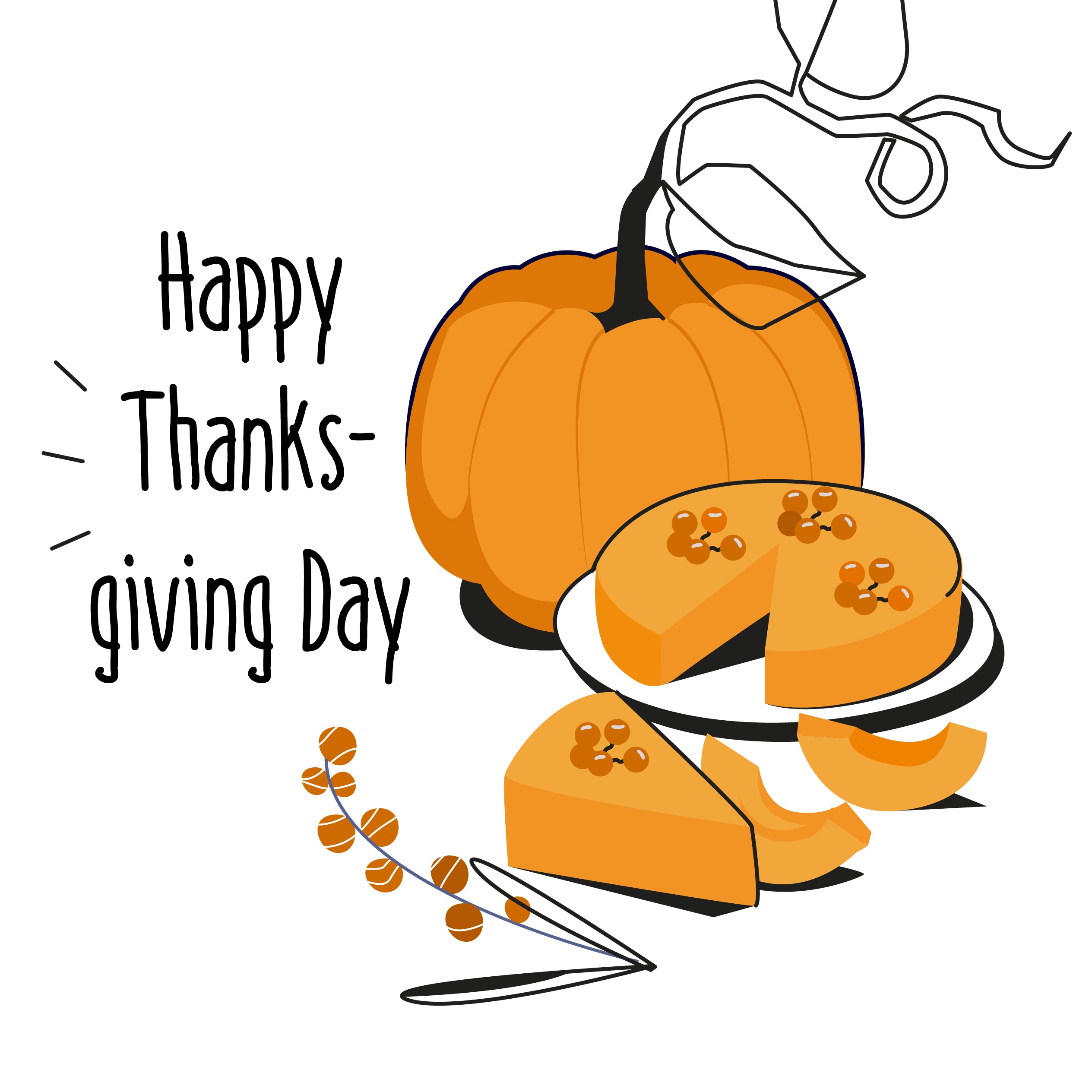 Happy Thanksgiving Pumpkin Pie | Boomf