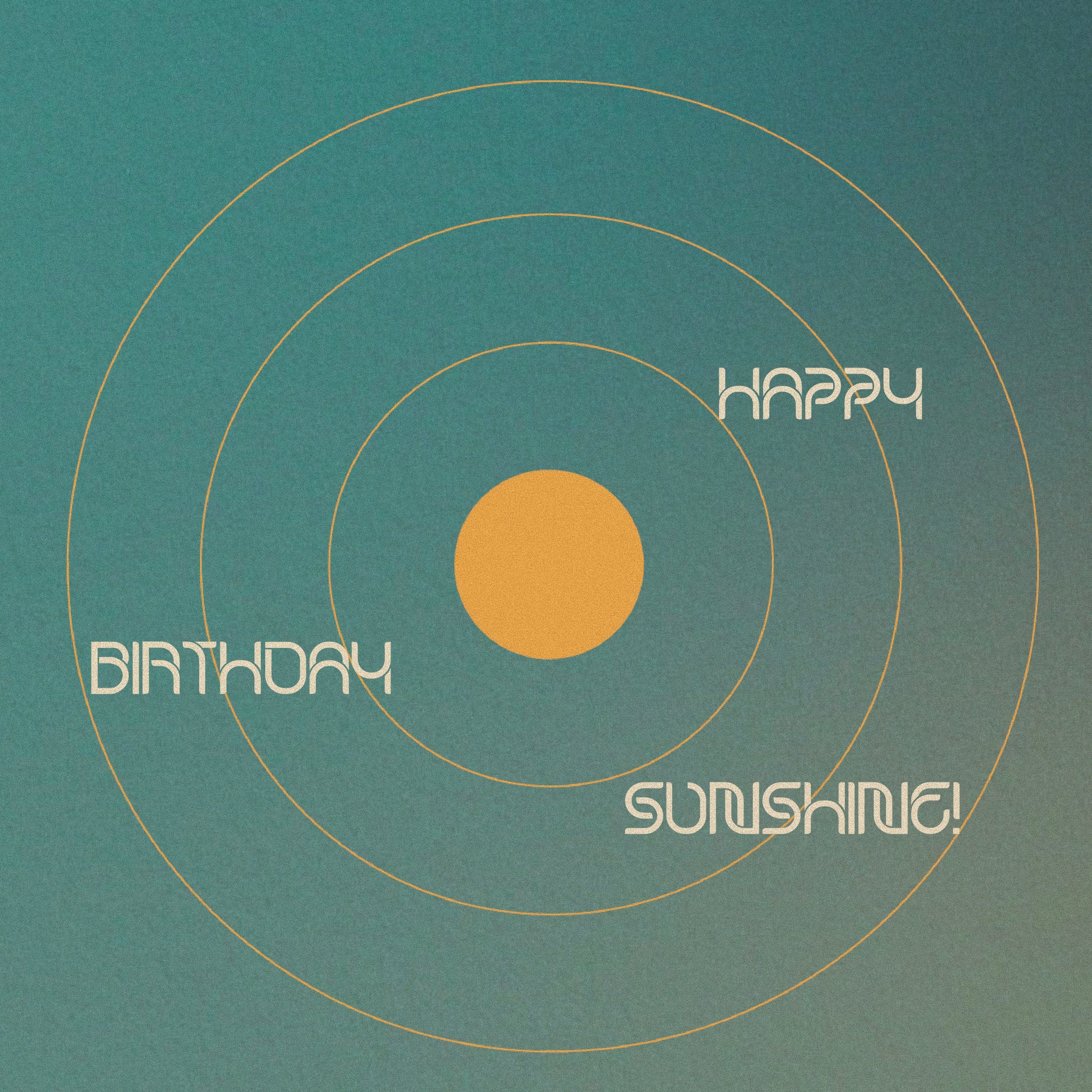 Happy Birthday Sunshine Solar System | Boomf
