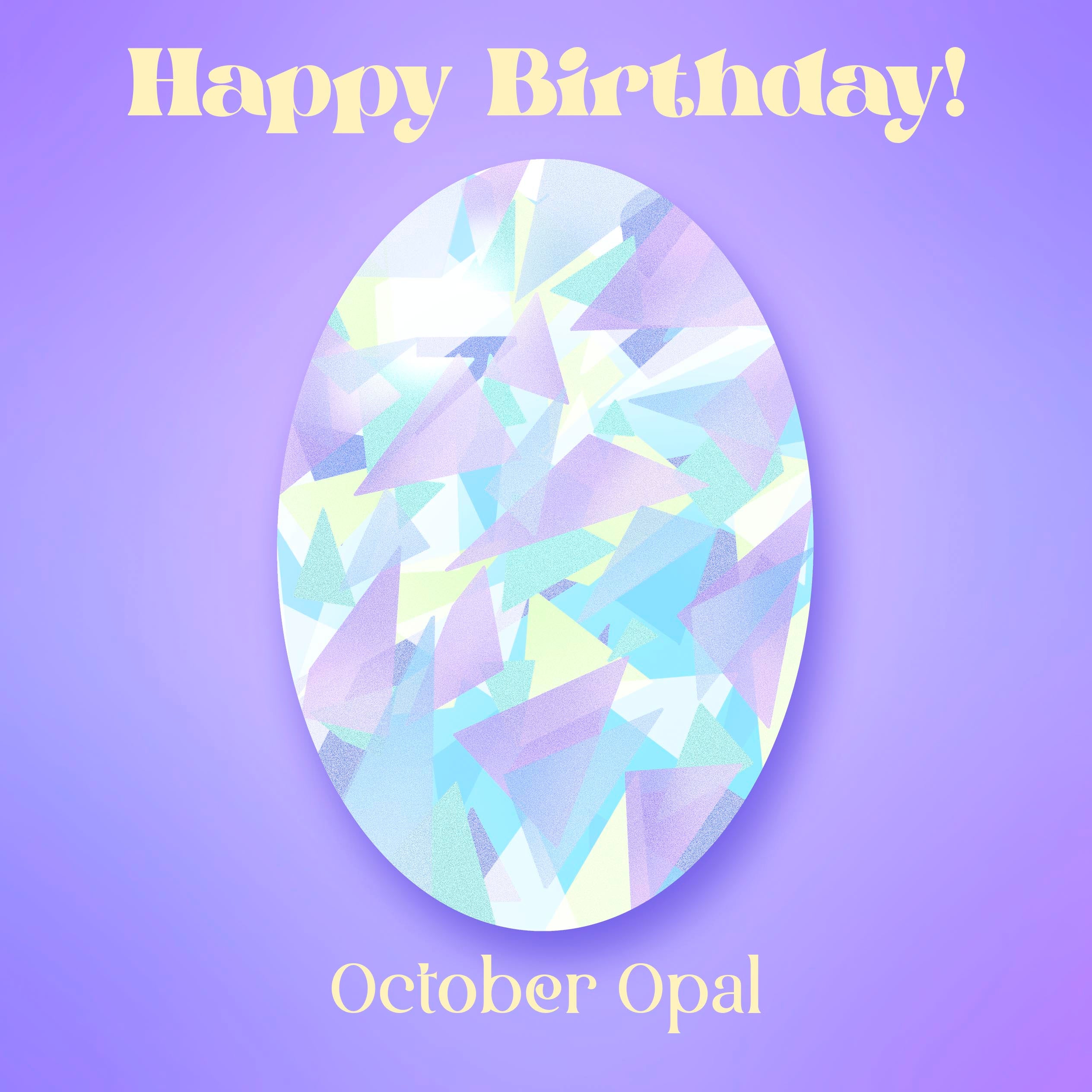 Happy October Birthday Gem | Boomf