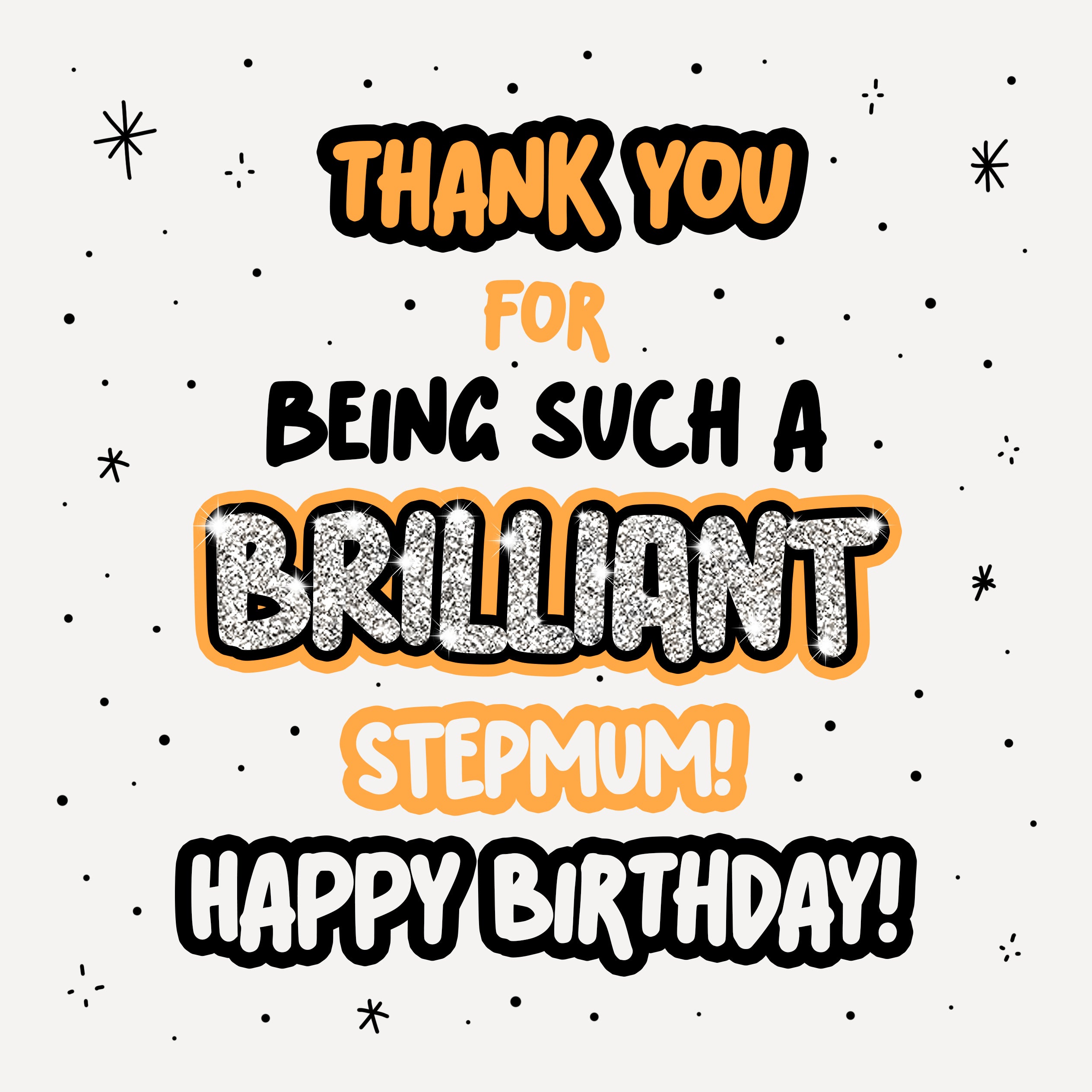 Happy Birthday Stepmum Brilliant | Boomf
