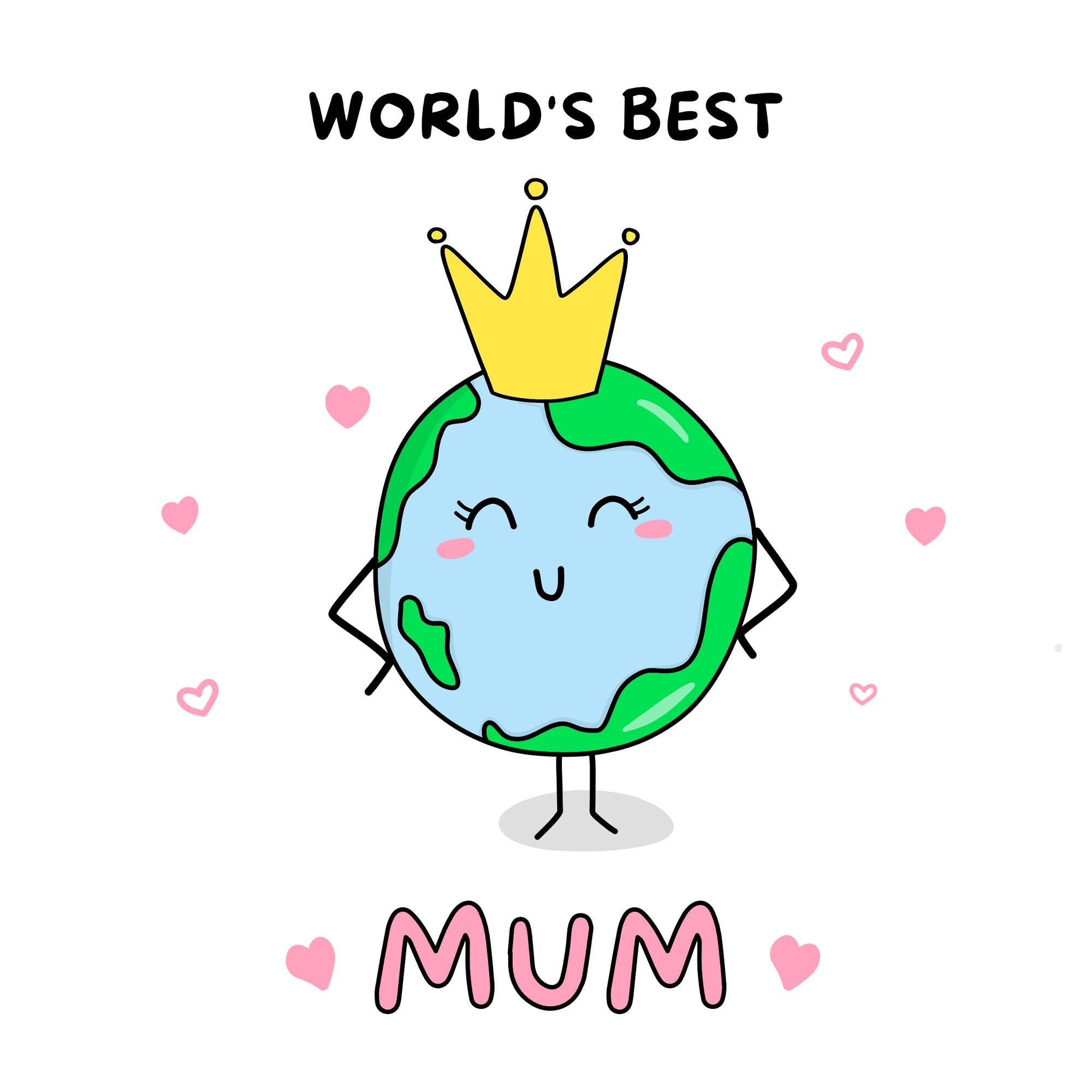 World's Best Mum Card – Boomf