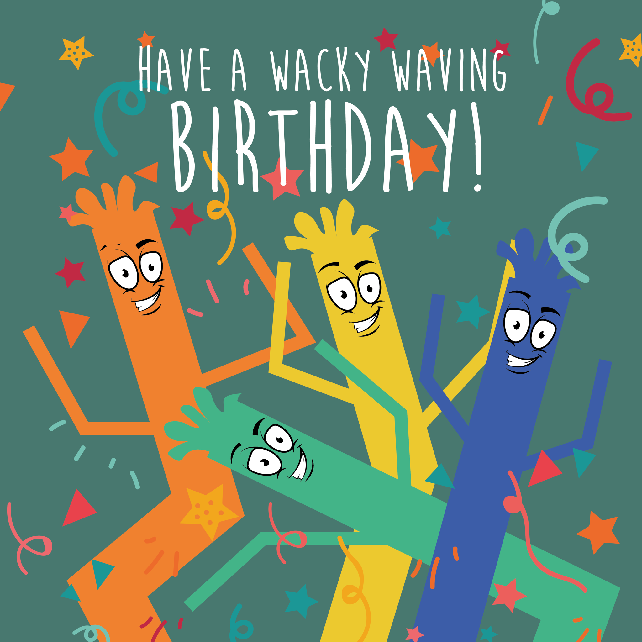Wacky Waving Birthday Card – Boomf