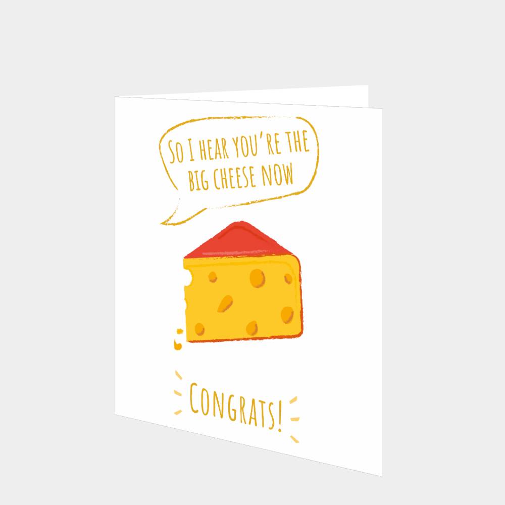 The Big Cheese now Card – Boomf
