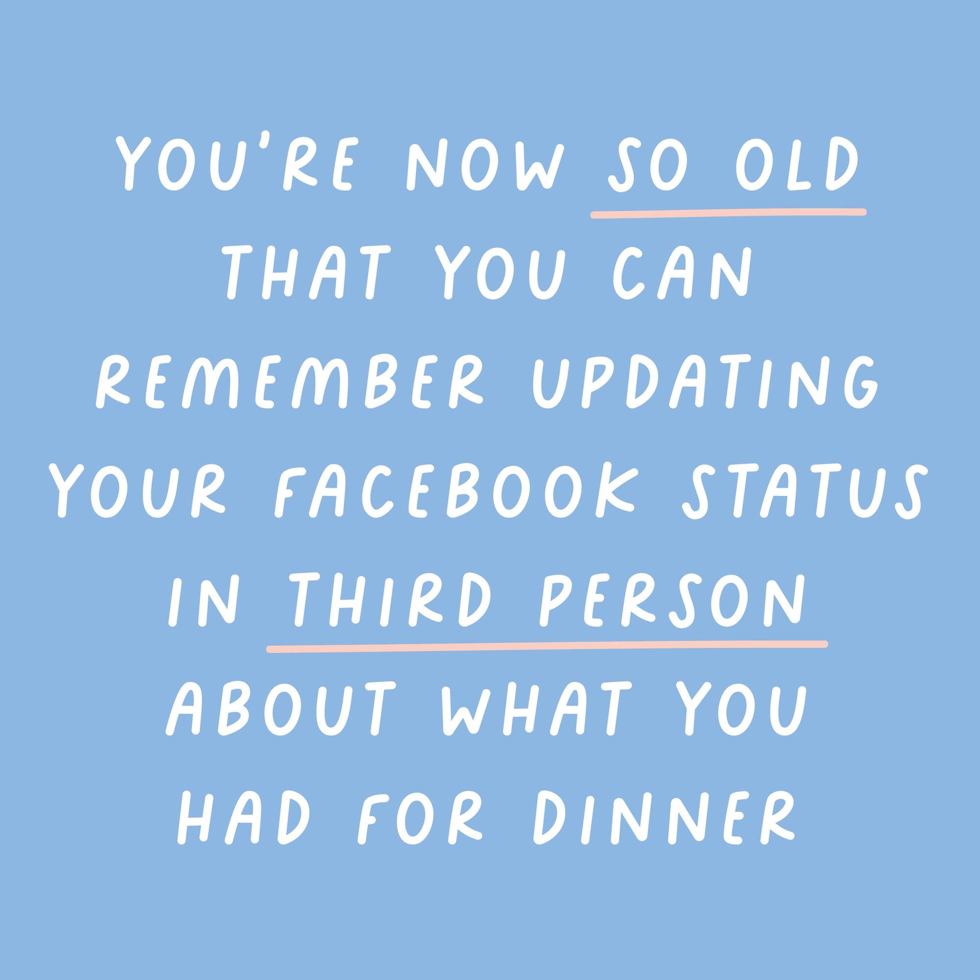 Facebook Status Update Card – Boomf