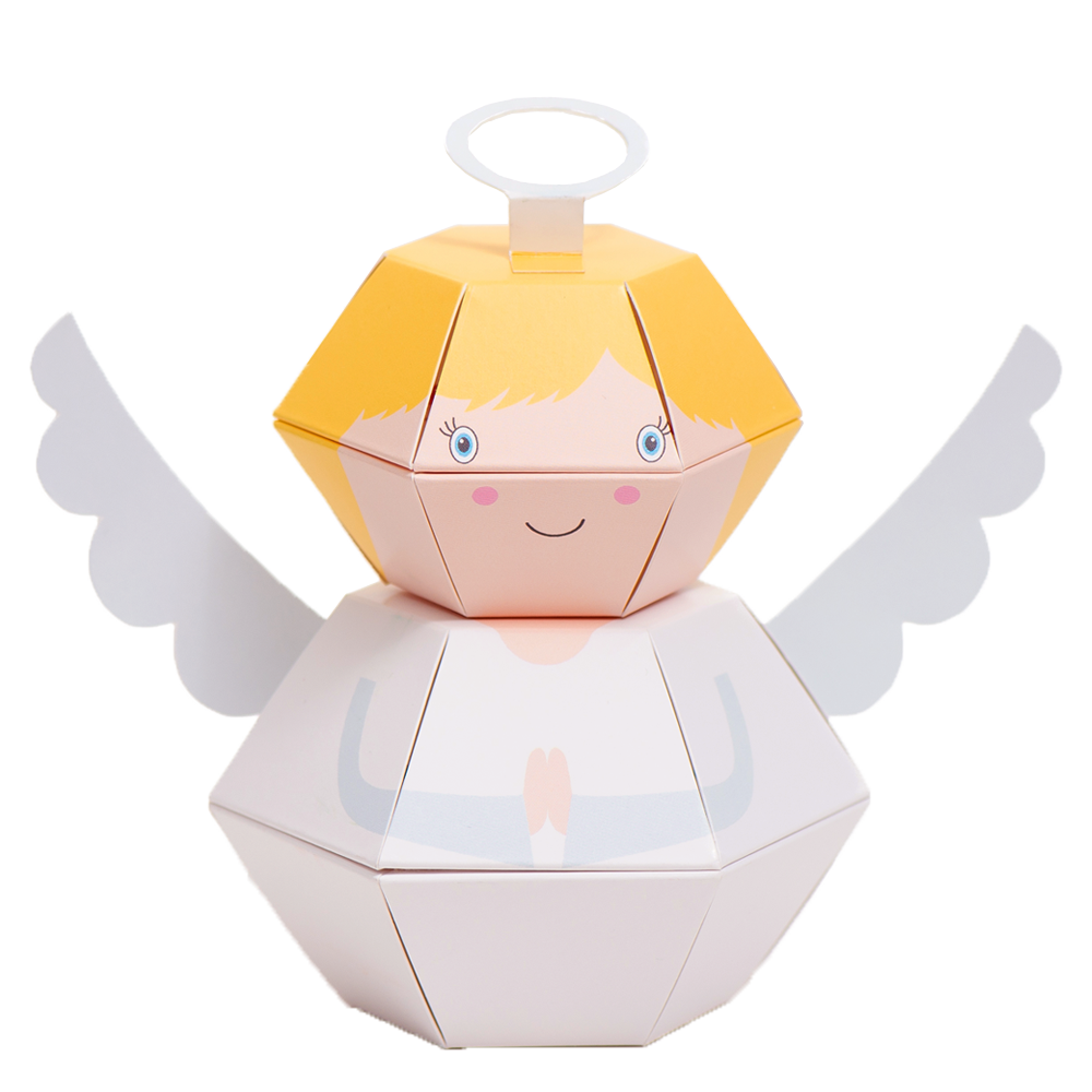 Angel Personalised 3D Pop-up Confetti Wild Card – Boomf