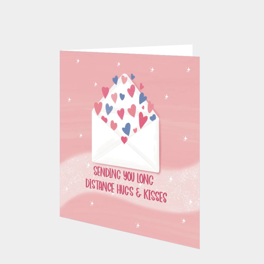 Sending You Long Distance Hugs Card – Boomf