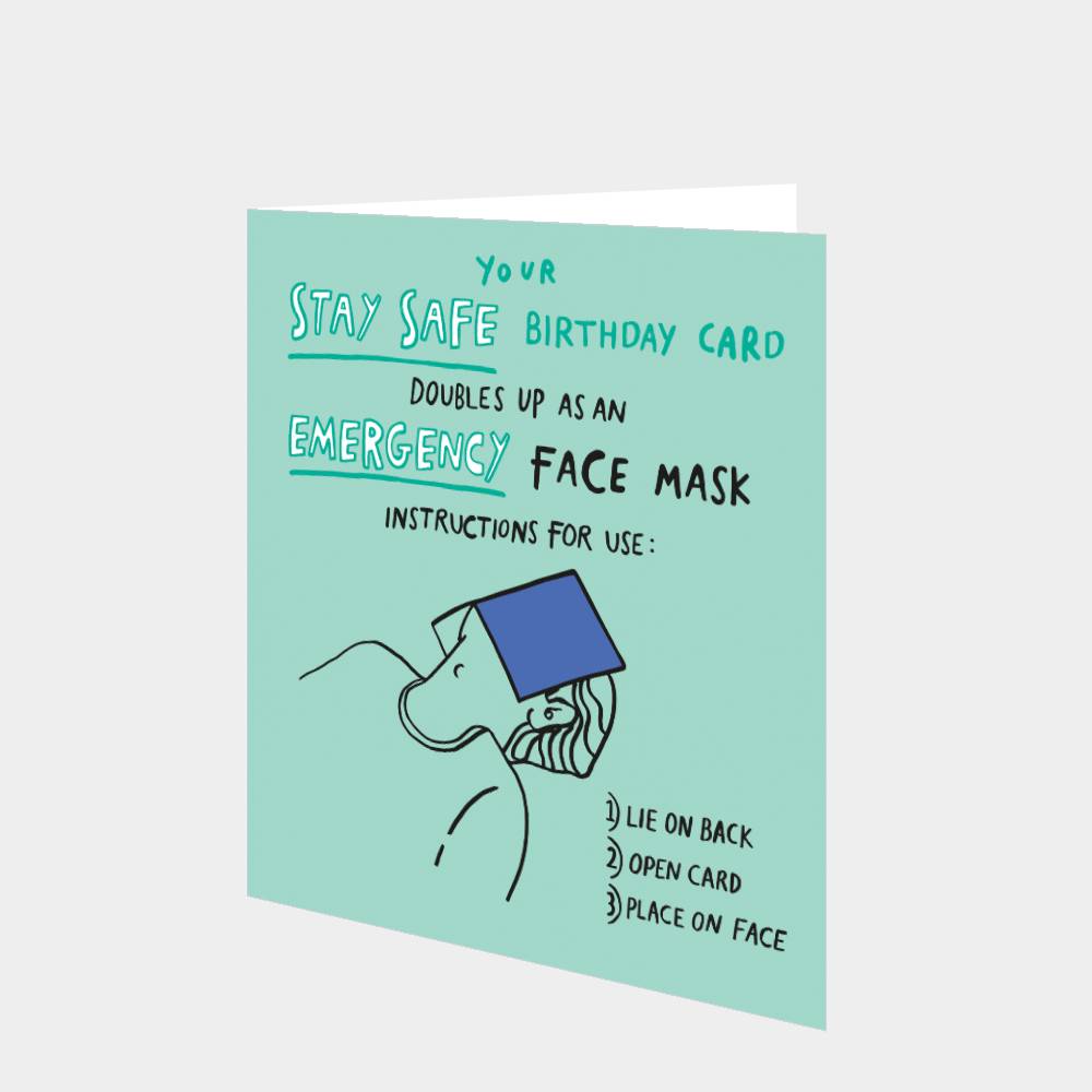 Emergency Face mask Card – Boomf