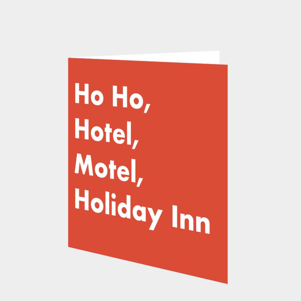 Ho Ho Hotel Card – Boomf