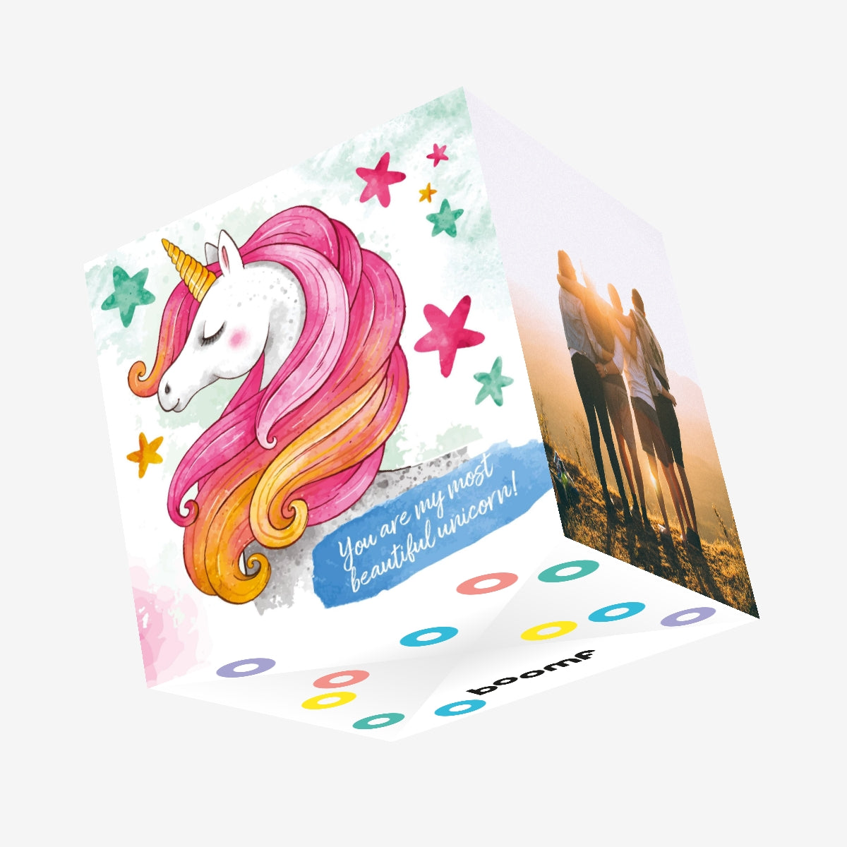 My Most Beautiful Unicorn Confetti-exploding Greetings Card – Boomf