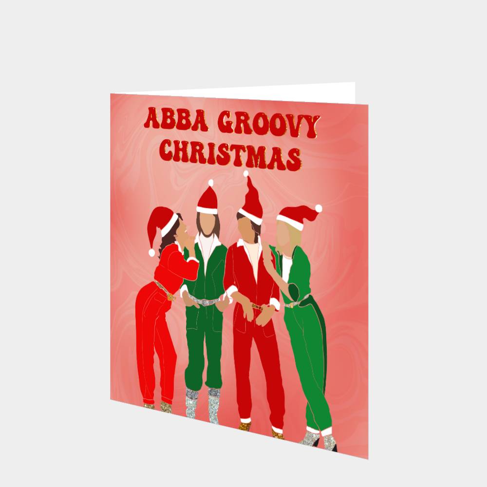 Abba Groovy Christmas! Card – Boomf