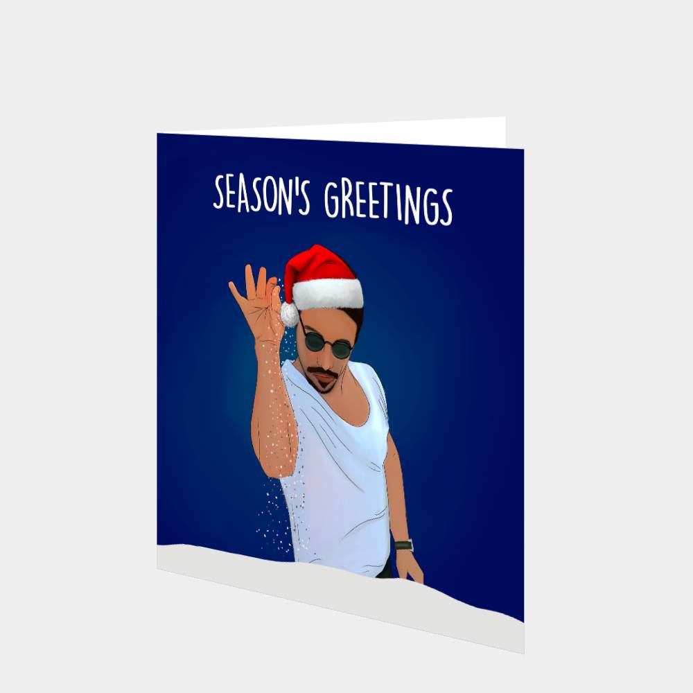 Salt Bae Christmas Card – Boomf