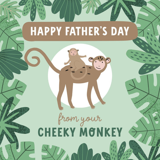 Monkey Father's Day Cards | Boomf