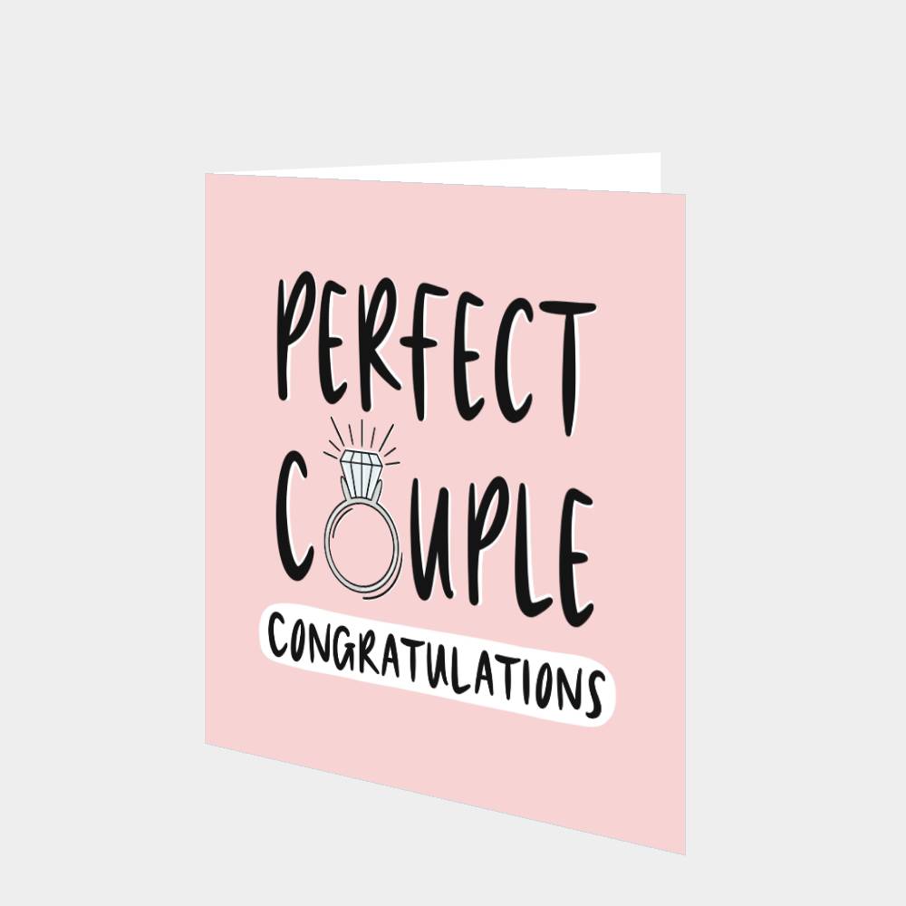 Perfect Couple Congratulations Card – Boomf