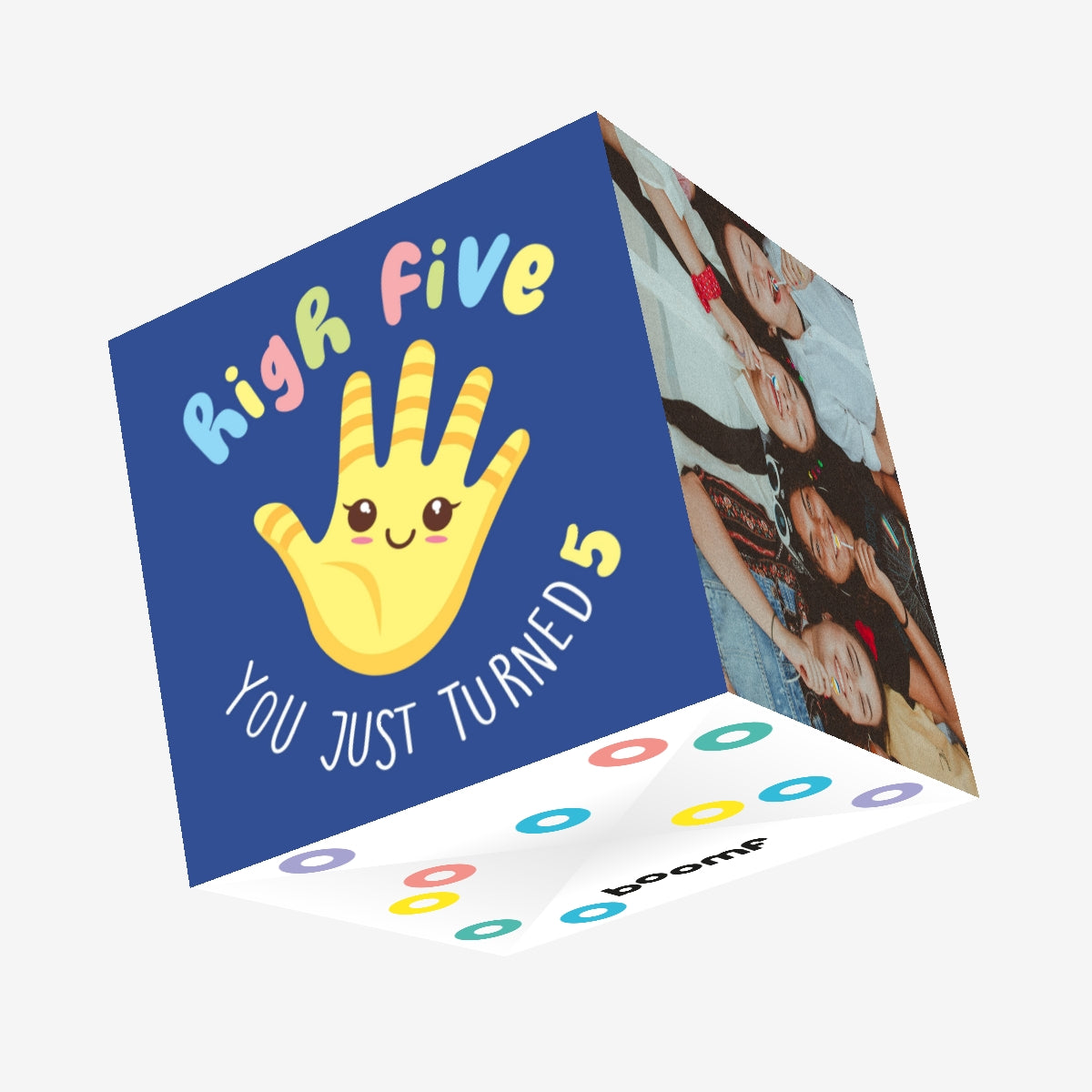 High Five You Just Turned 5 Confetti-exploding Greetings Card – Boomf