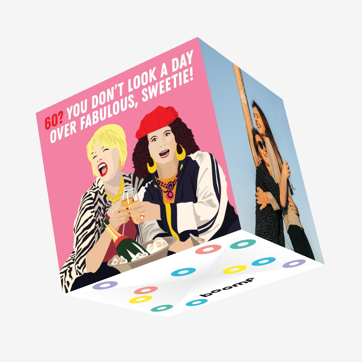 60? You Don't Look A Day Over Fabulous, Sweetie! Confetti-exploding Gr ...