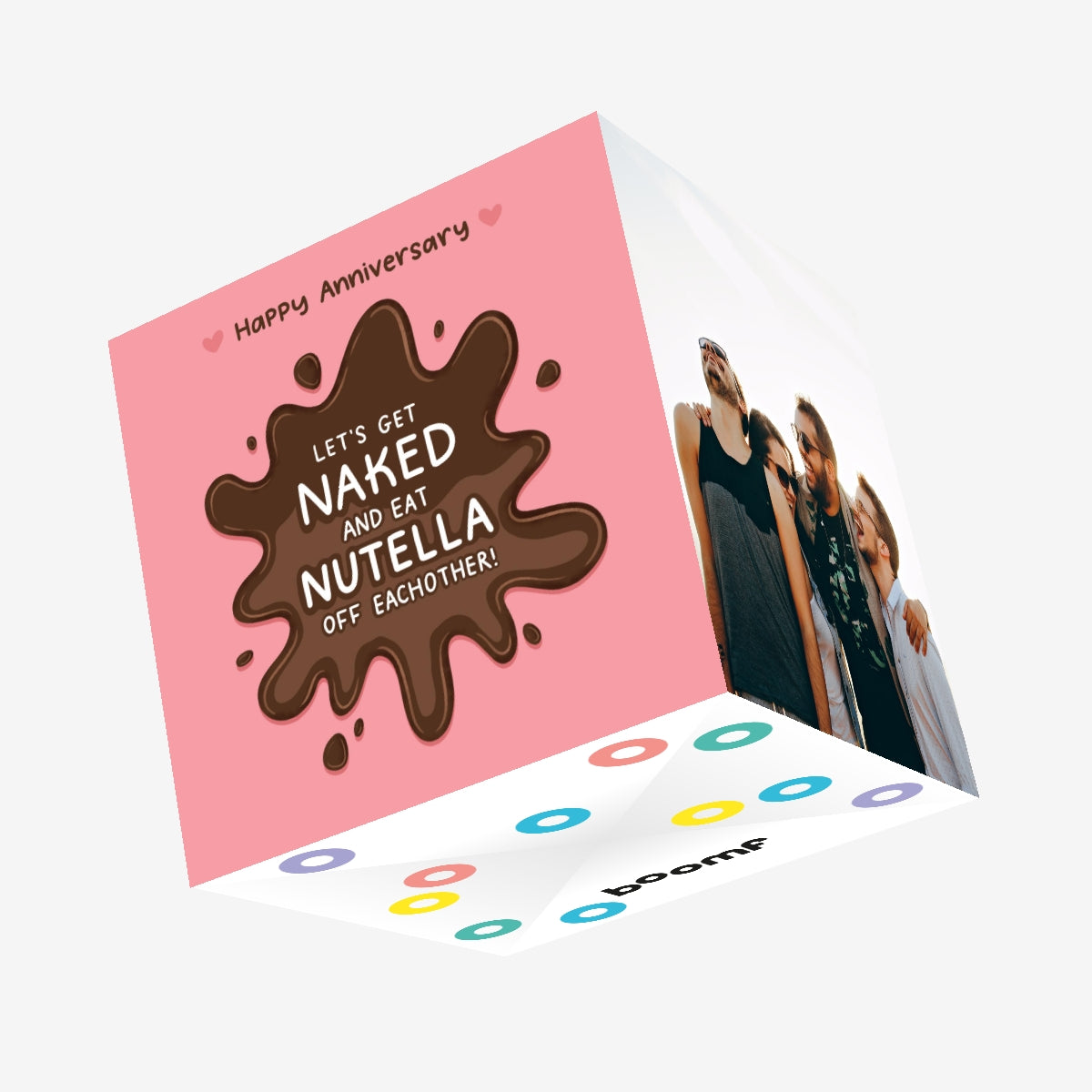 Happy Anniversary Let's Eat Nutella Confetti-exploding Greetings Card ...