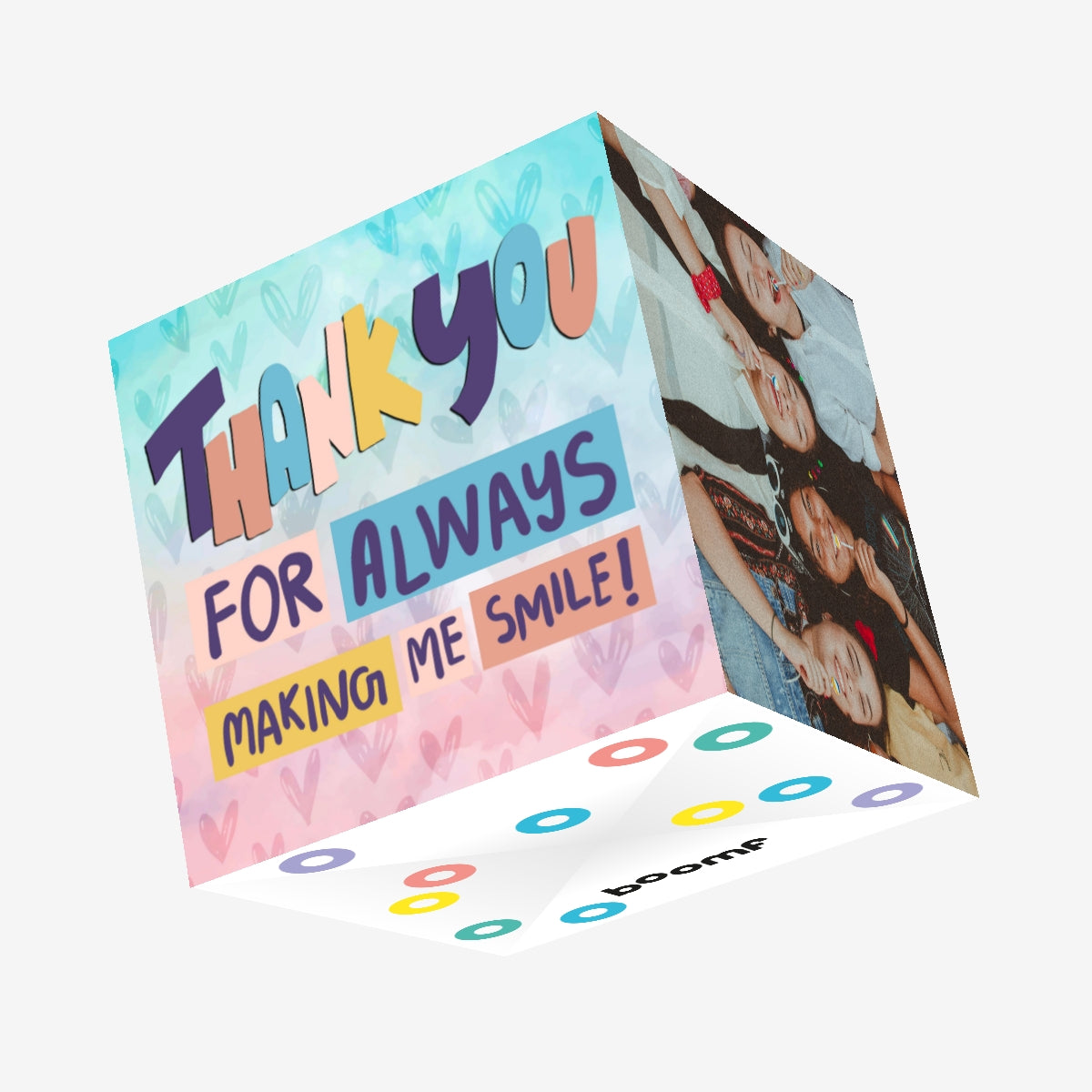 Thank you 3D Cube Cards | Boomf