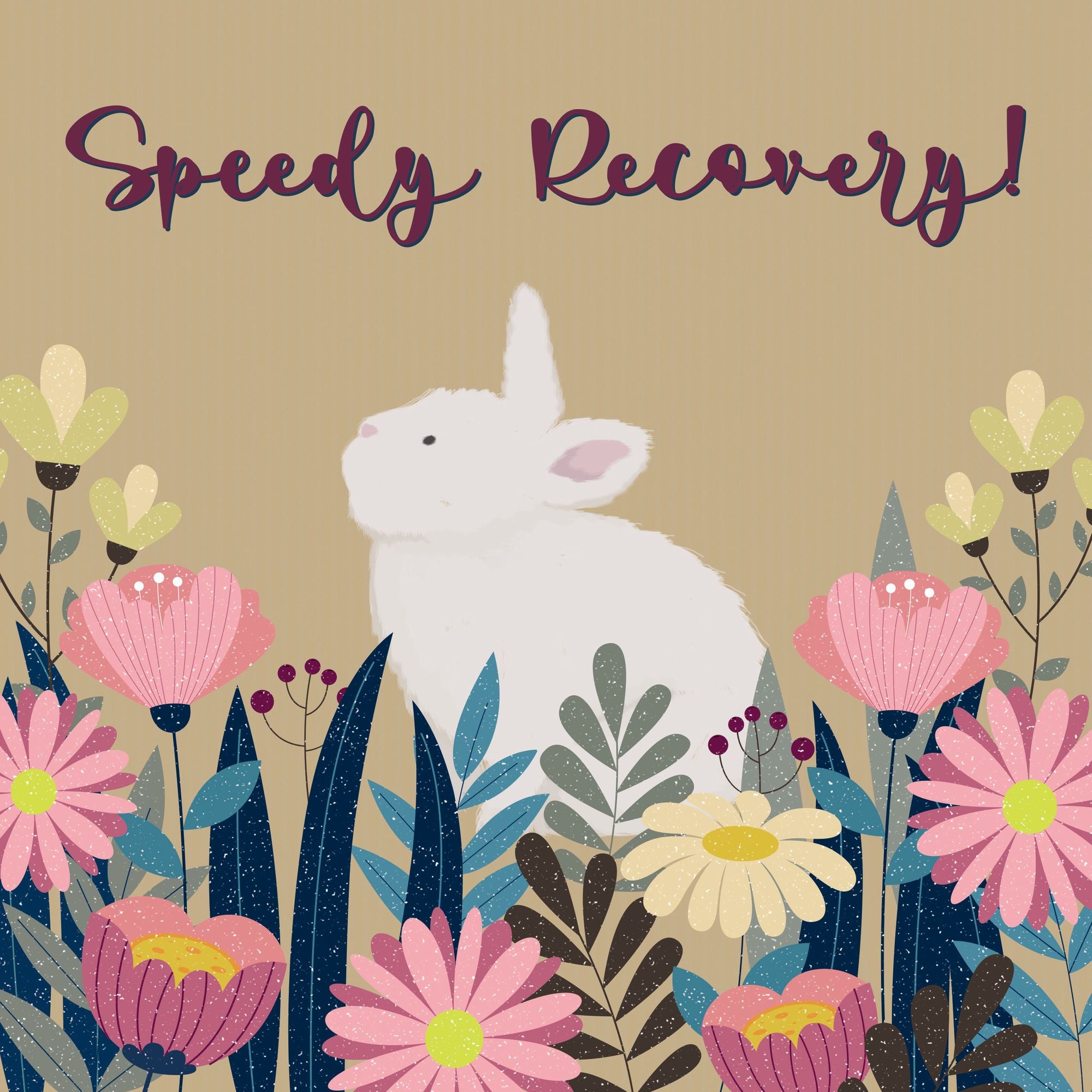 Speedy Recovery Rabbit Card – Boomf
