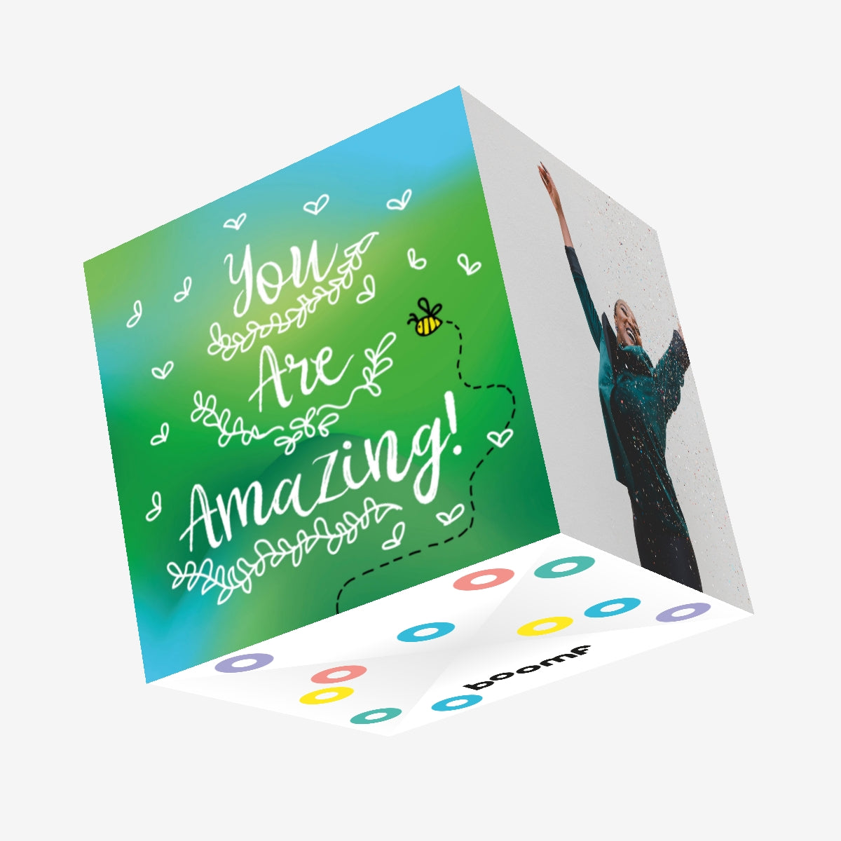 You Are Amazing! Confetti-exploding Greetings Card – Boomf