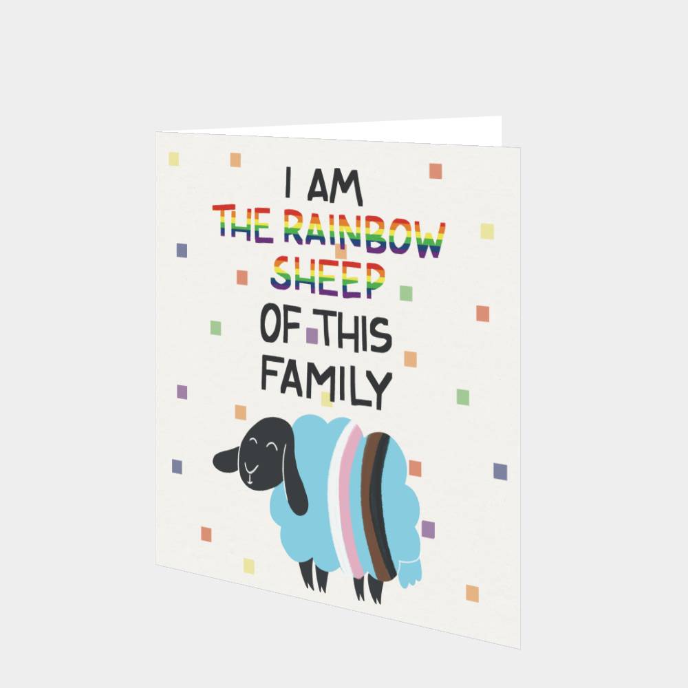 The Rainbow Sheep Card – Boomf