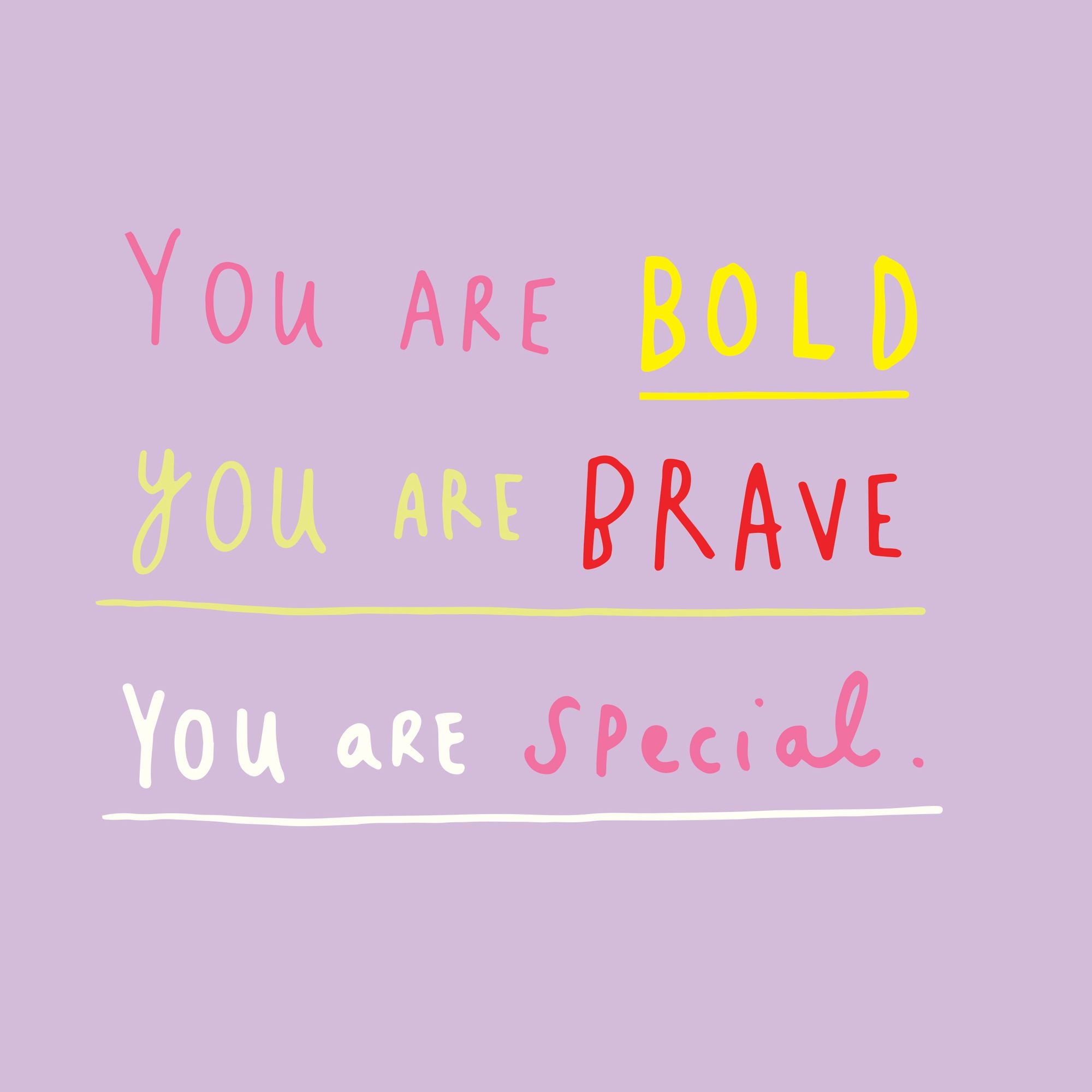 Bold Brave Special Card – Boomf