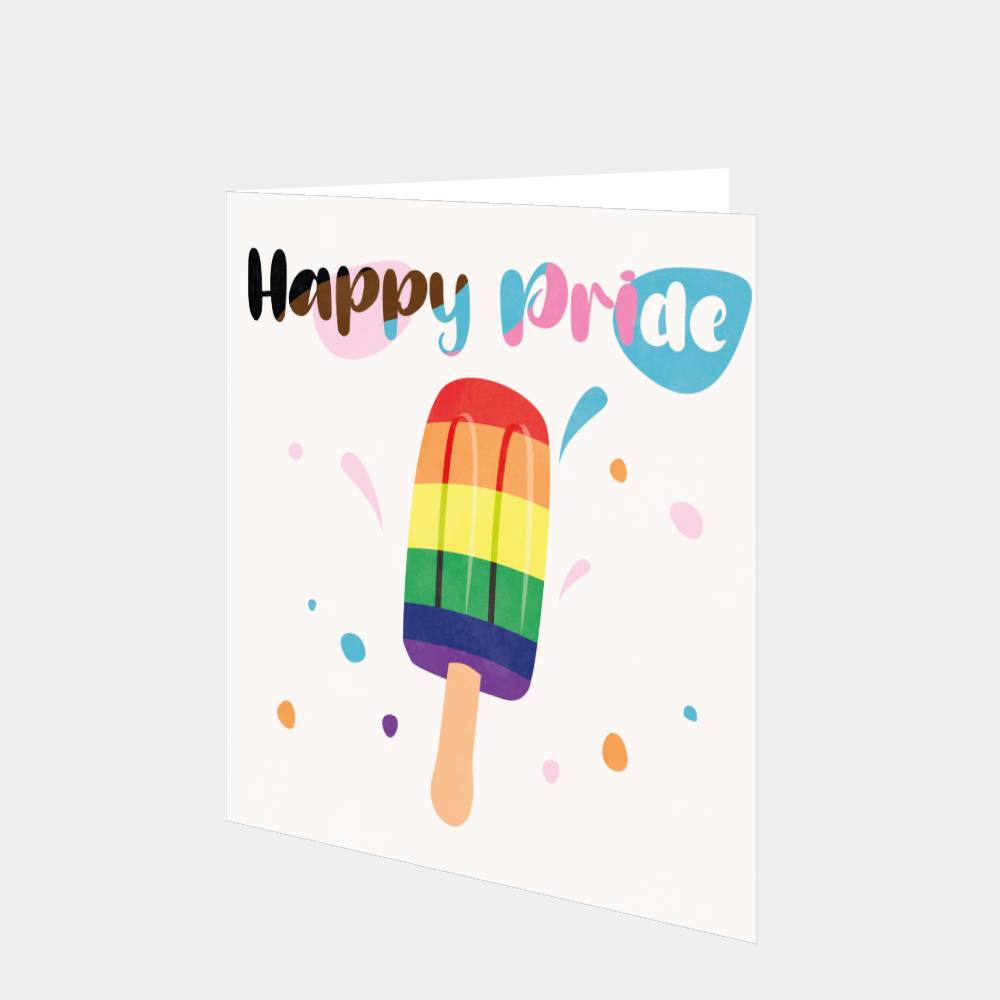 Happy Pride Popsicle Card – Boomf