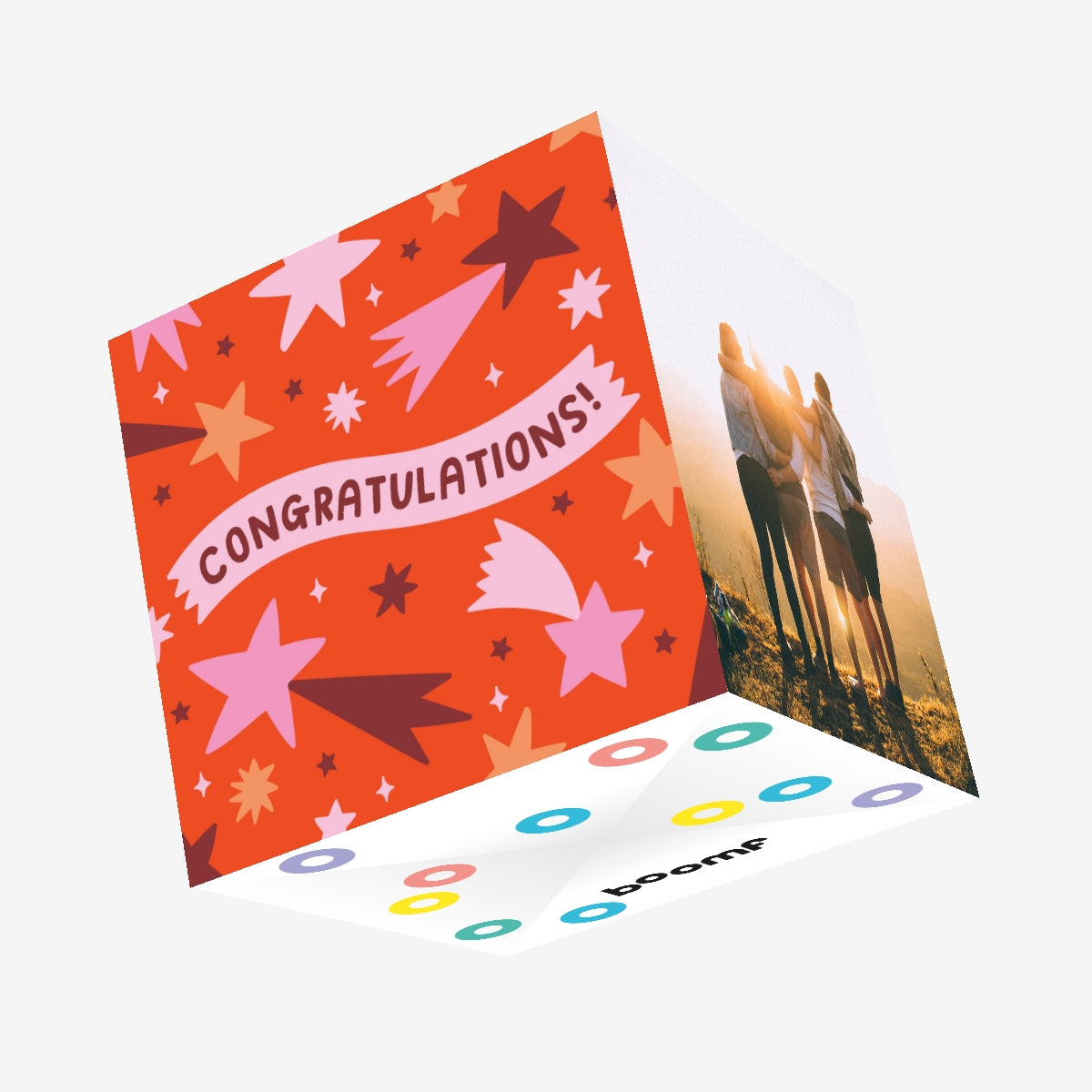 Congratulations Beautiful Stars Confetti-exploding Greetings Card – Boomf
