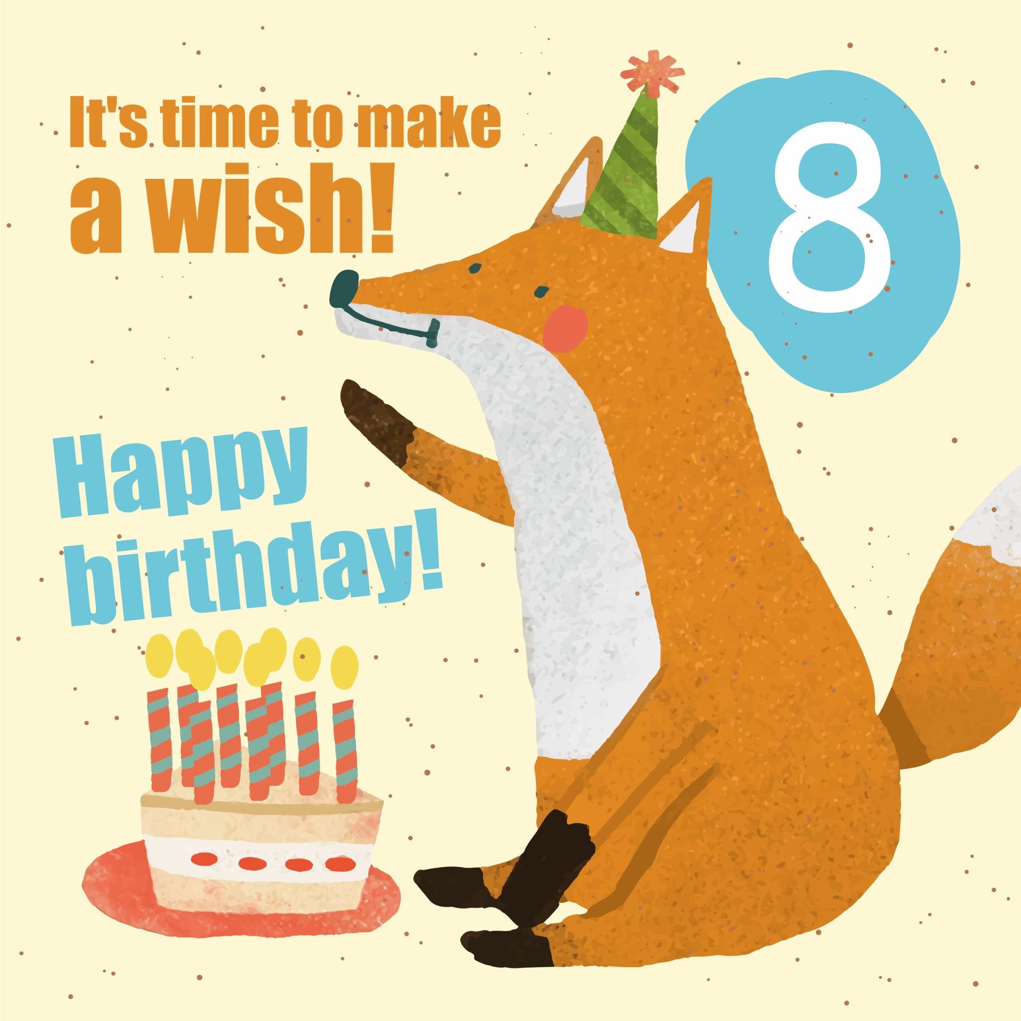 Make a Wish 8th Birthday Card – Boomf