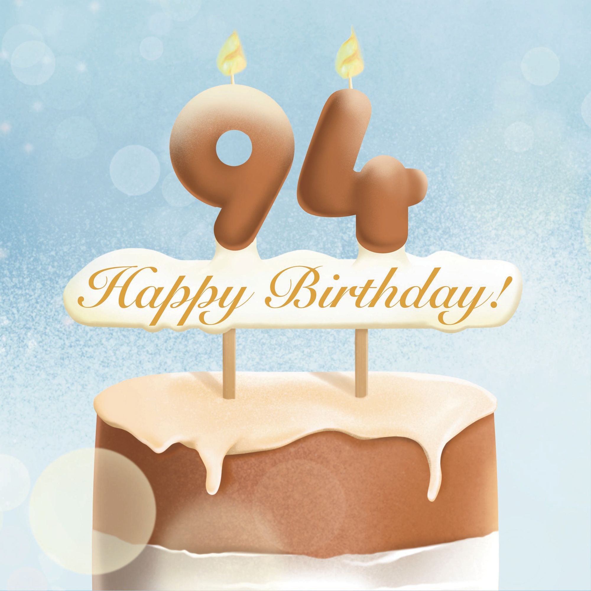 94th Happy Birthday Cake Card – Boomf