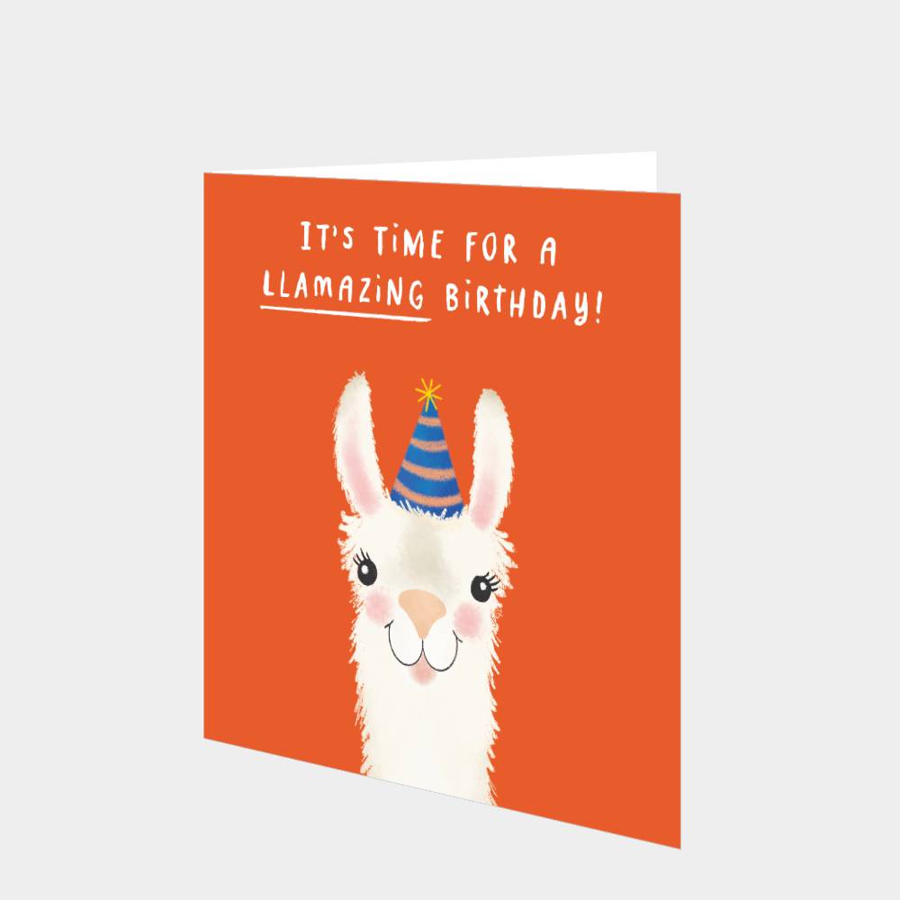 Llamazing Birthday Card – Boomf