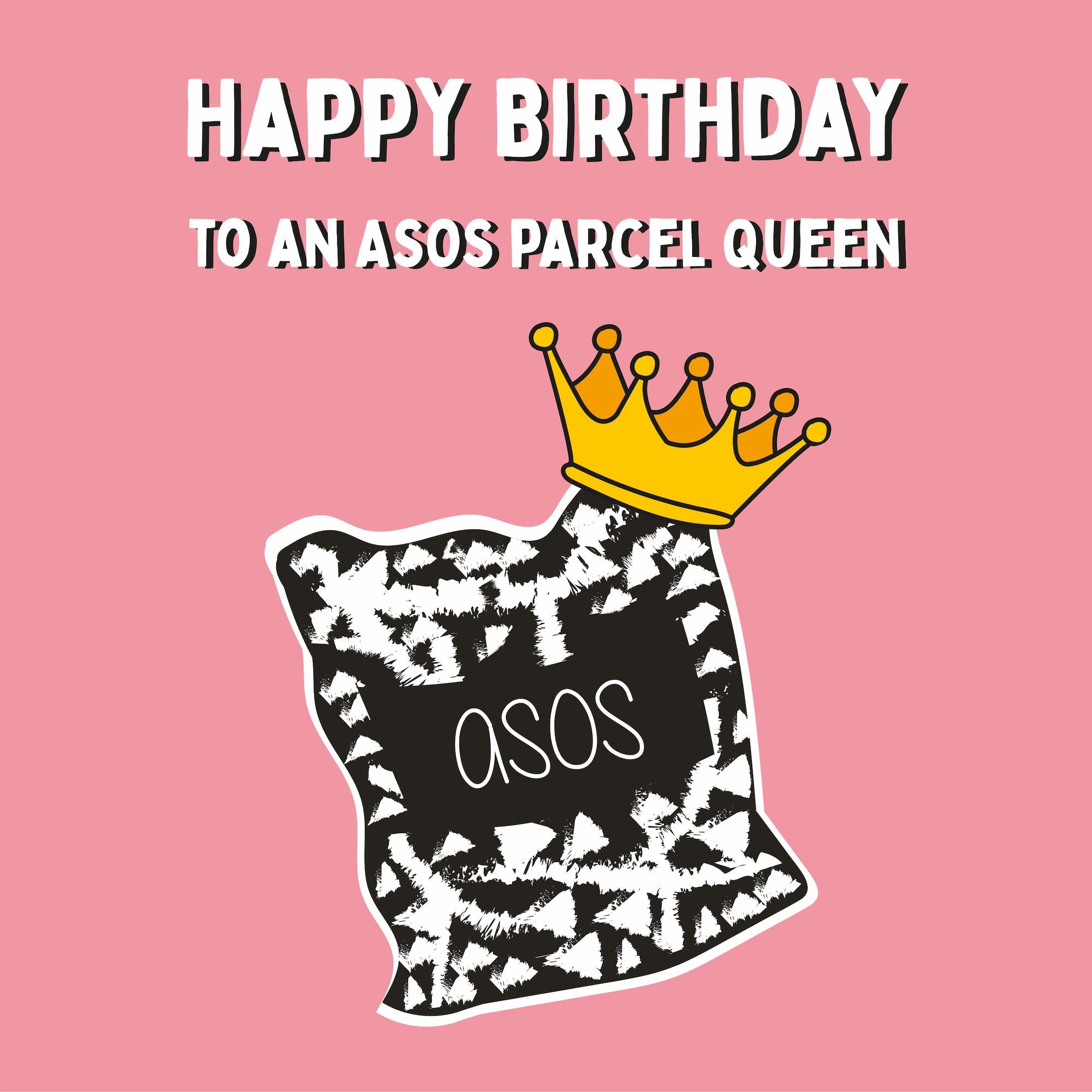 ASOS Birthday Queen Card 3D Cube Card – Boomf