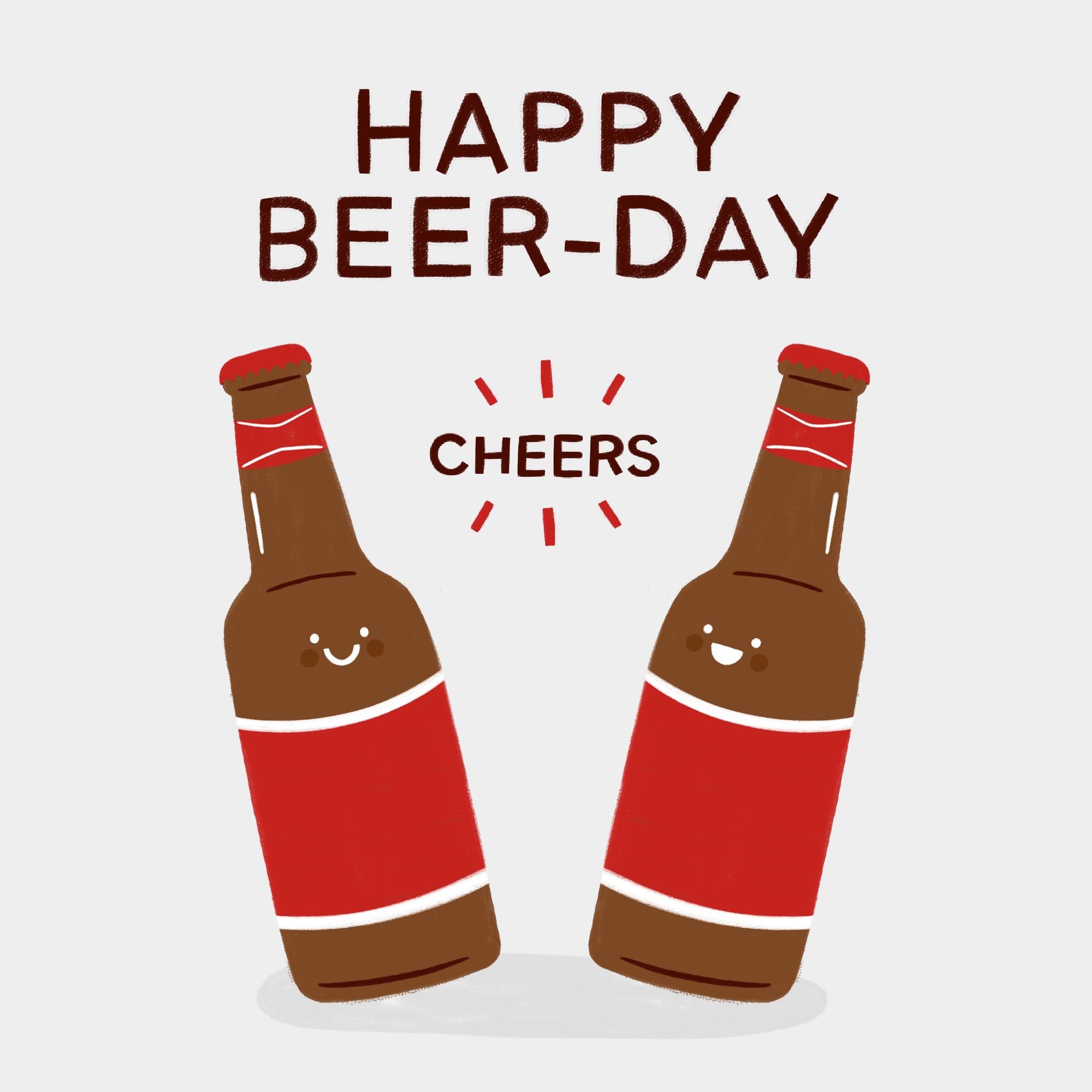 Happy Beer-Day Card – Boomf
