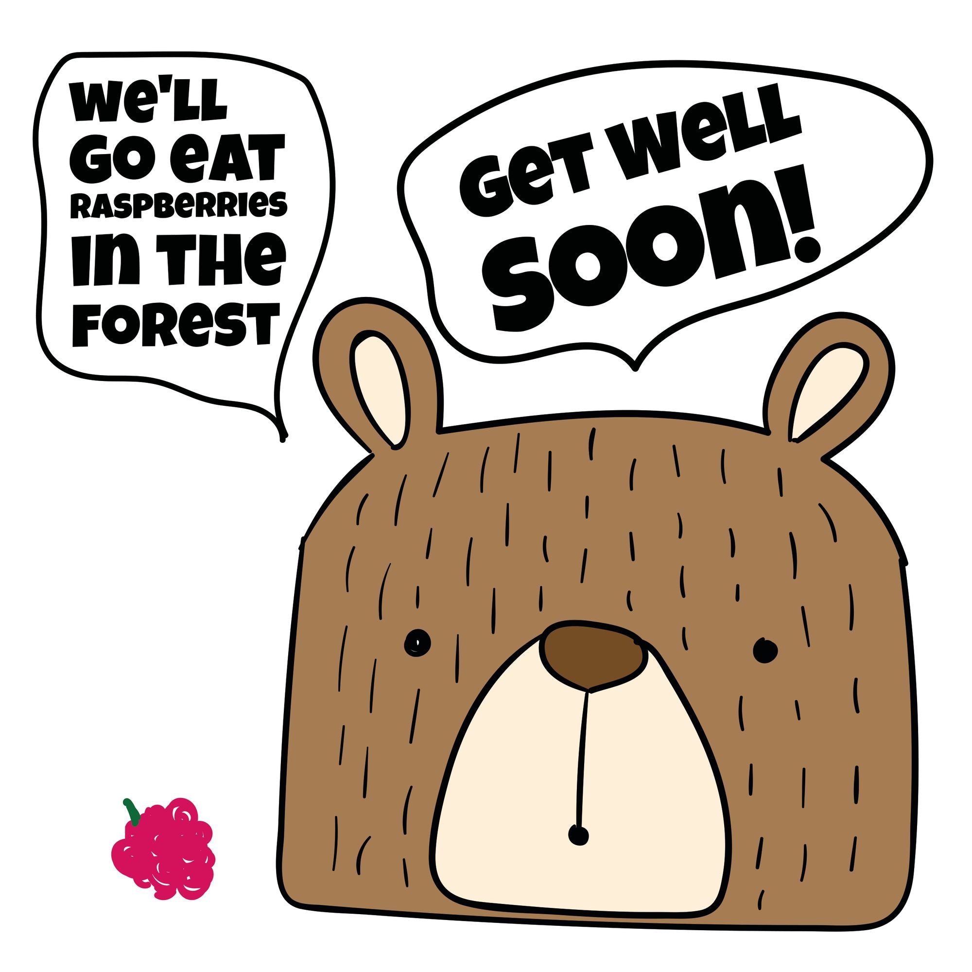 Get Well Bear Card – Boomf