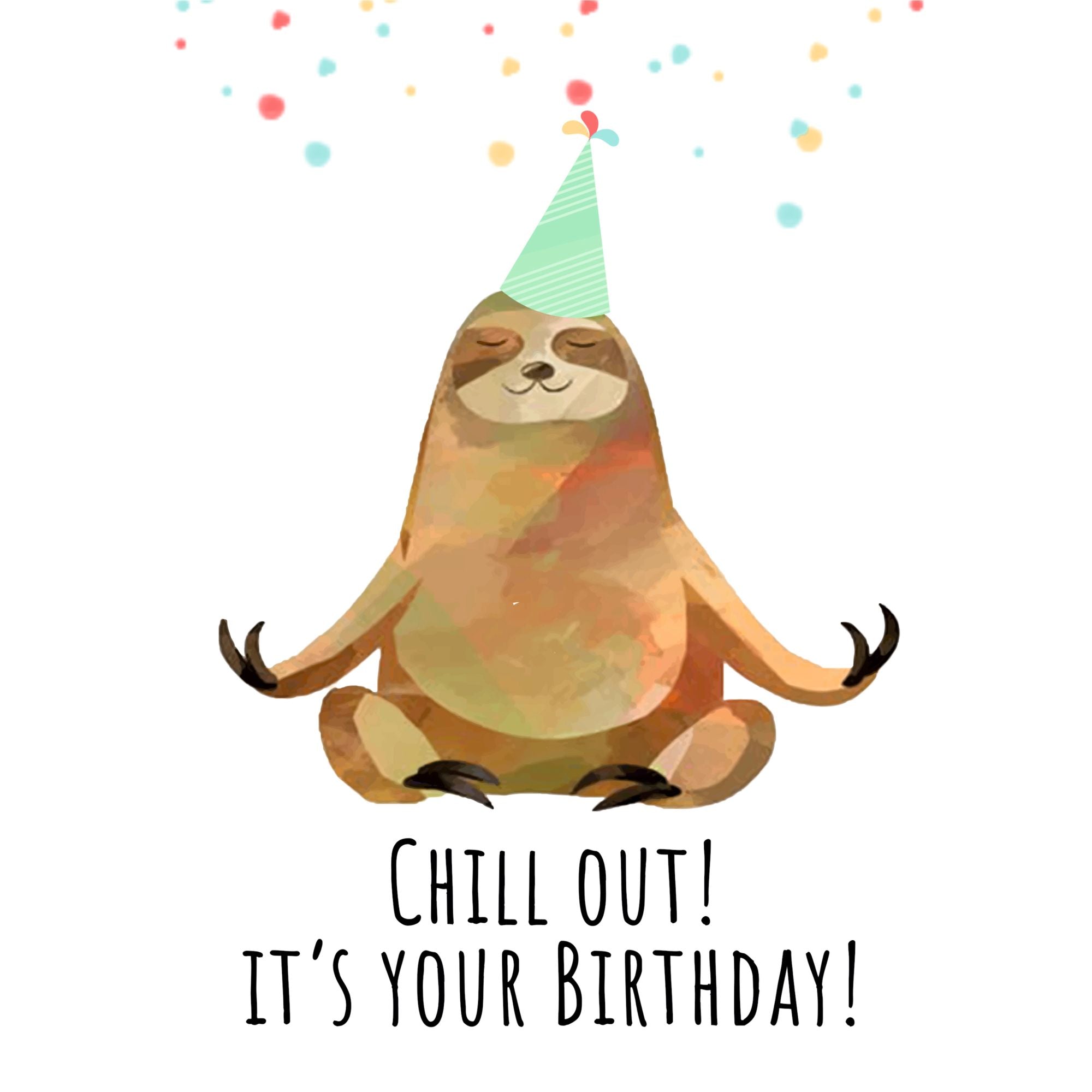 Chill Birthday Card – Boomf