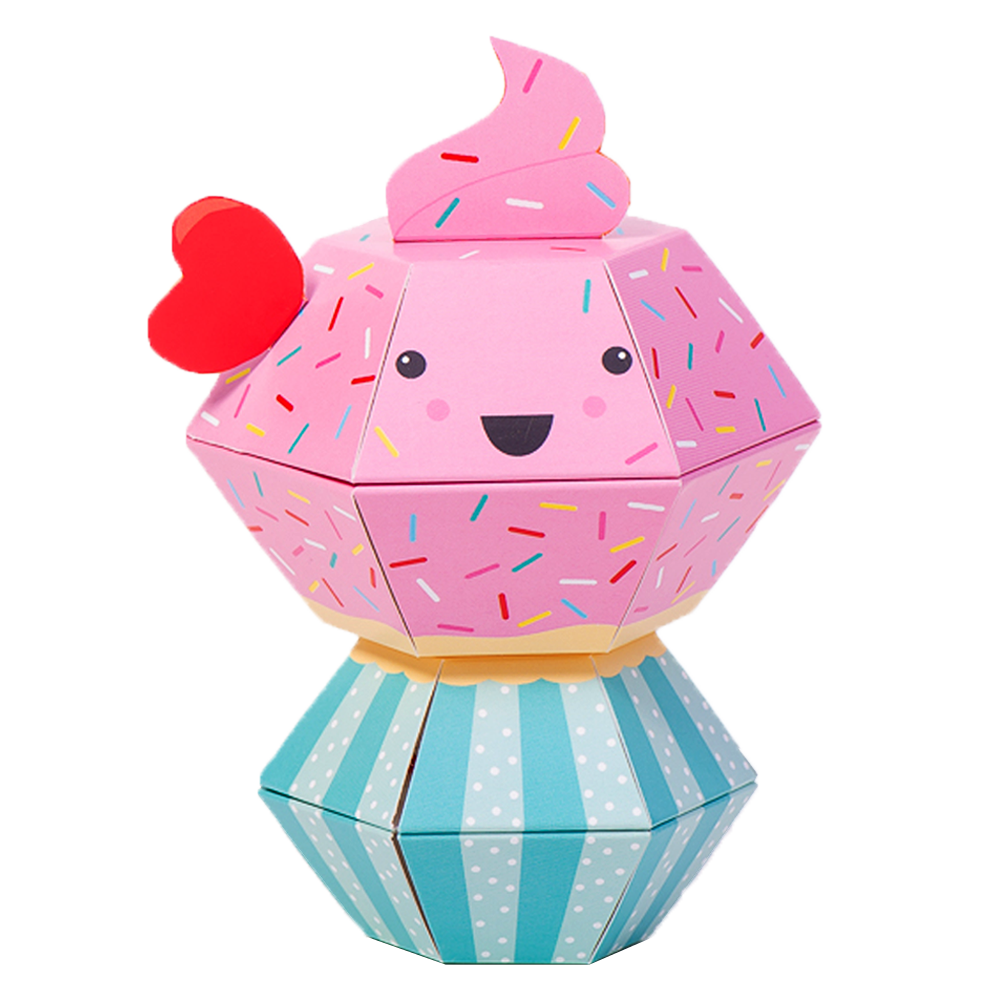 Cupcake 3D Pop-up Confetti Wild Card – Boomf